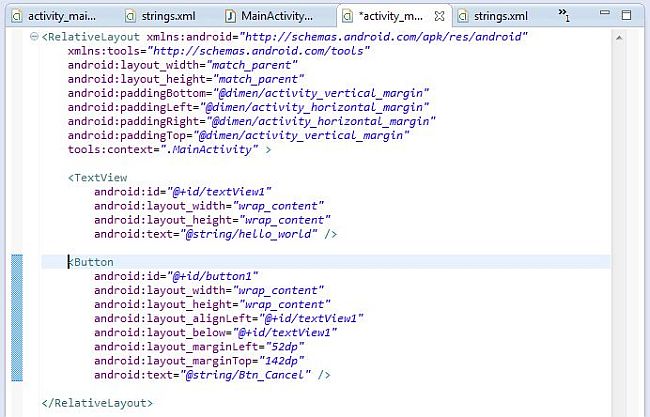 Resolving Hardcoded String, should Use @String Resource in Android Application